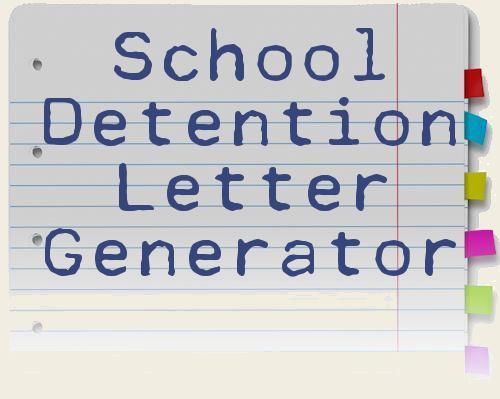 Detention Notice Template